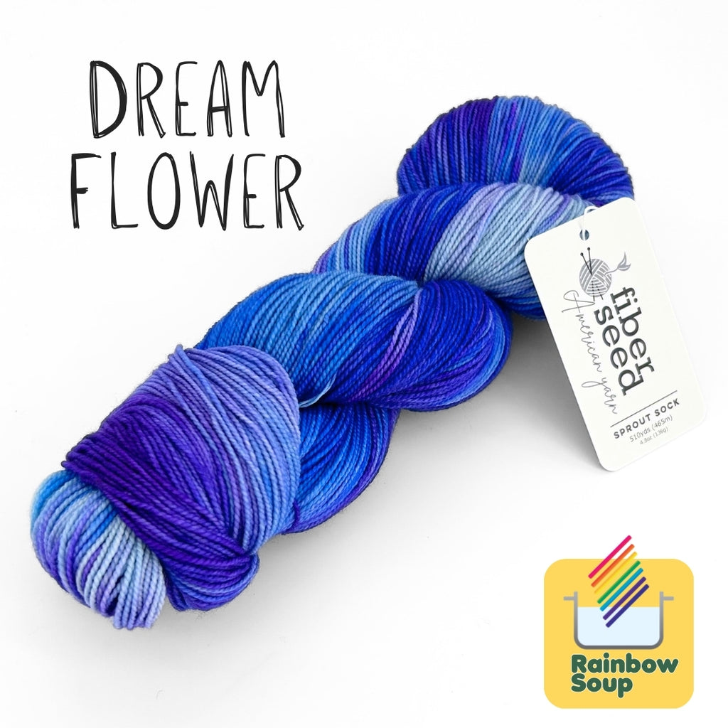 Dream Flower | Sprout Sock – Fiber Seed Yarn Co.