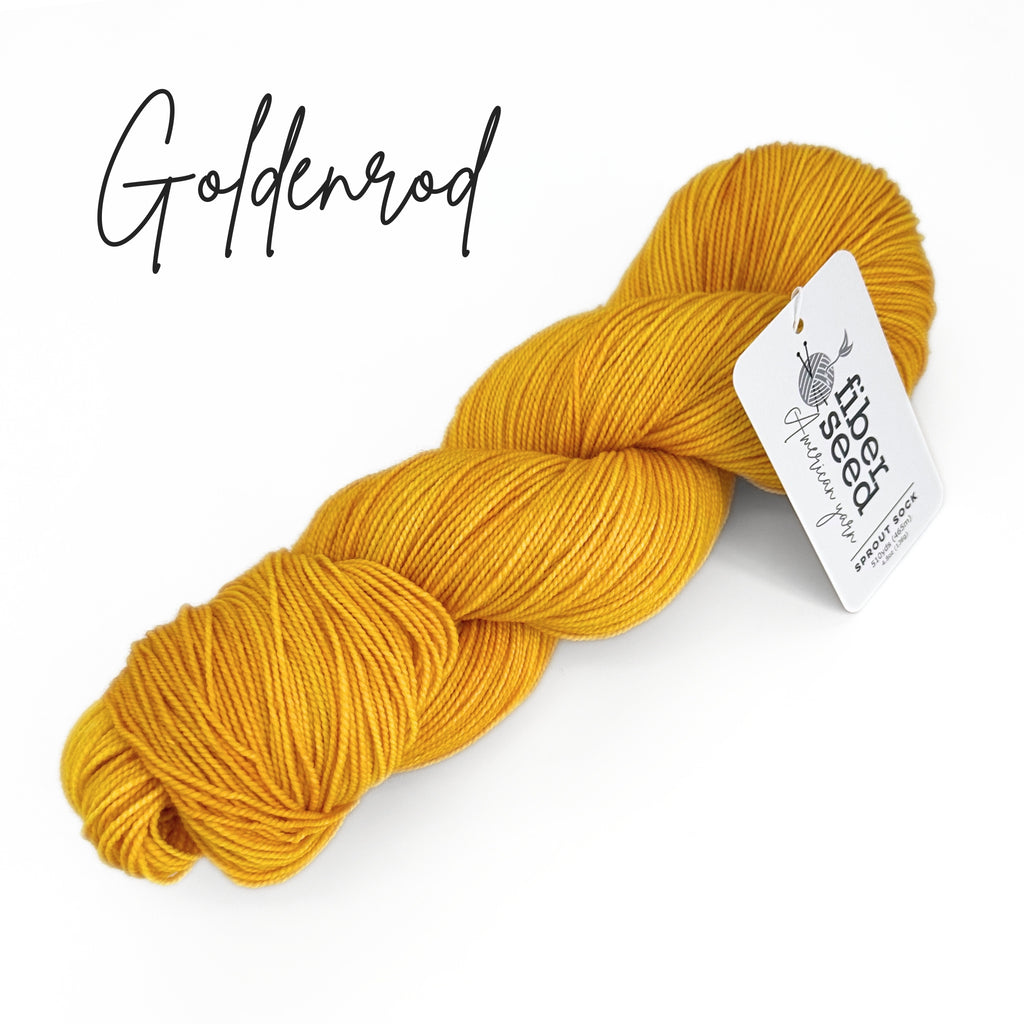 Goldenrod | Sprout Sock – Fiber Seed Yarn Co.