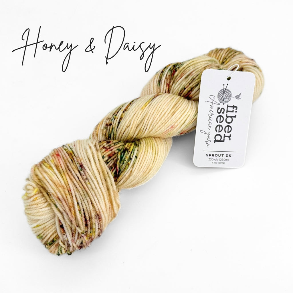 Honey & Daisy | Sprout DK – Fiber Seed Yarn Co.