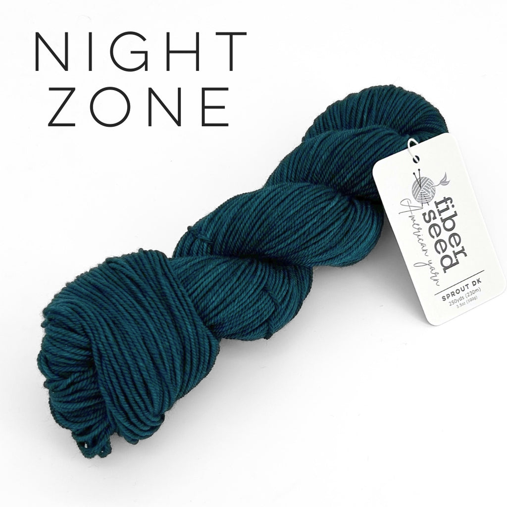 Night Zone | Sprout DK – Fiber Seed Yarn Co.