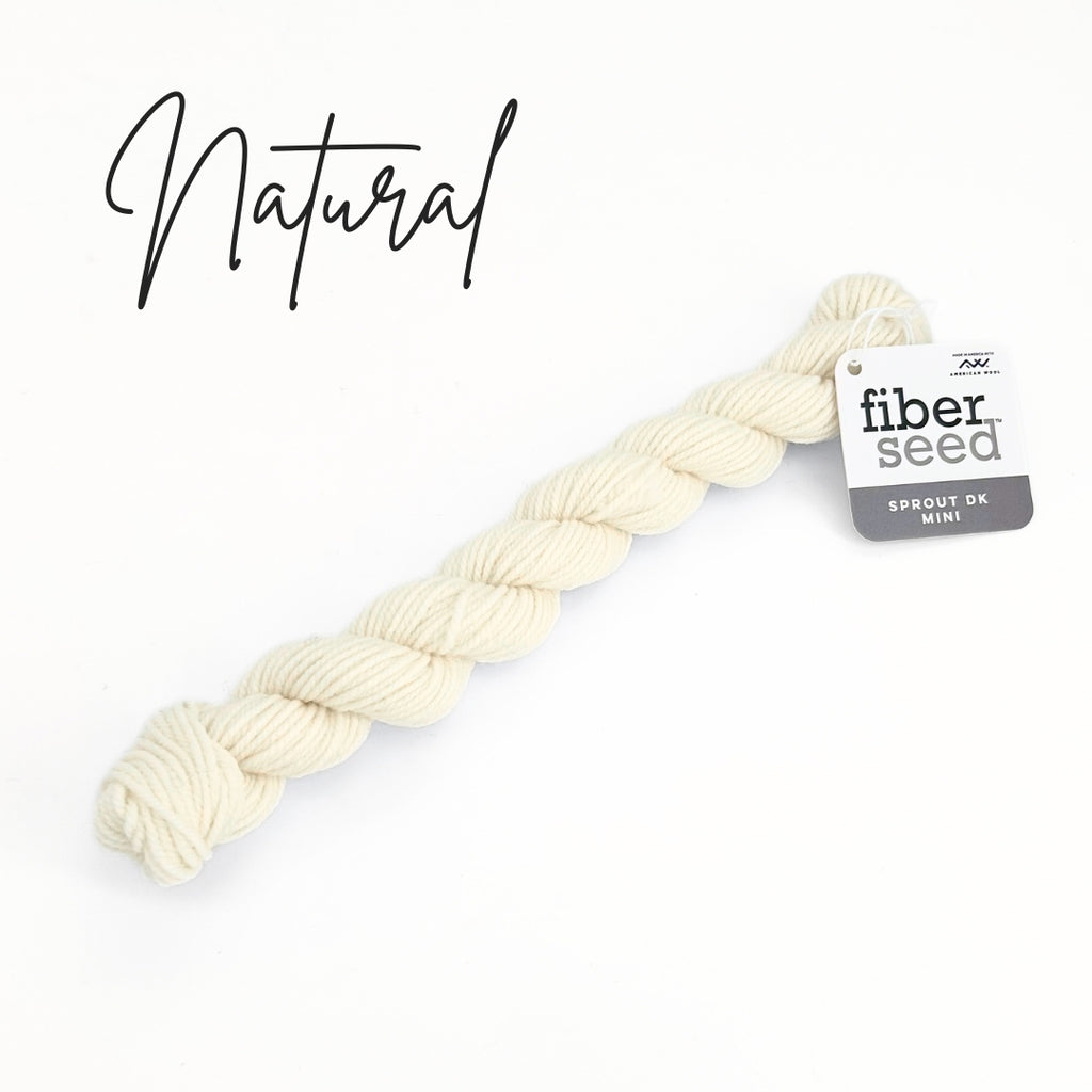 Natural | Sprout DK Mini – Fiber Seed Yarn Co.