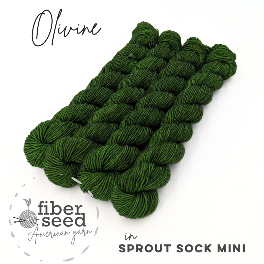 Olivine | Sprout Sock Mini – Fiber Seed Yarn Co.