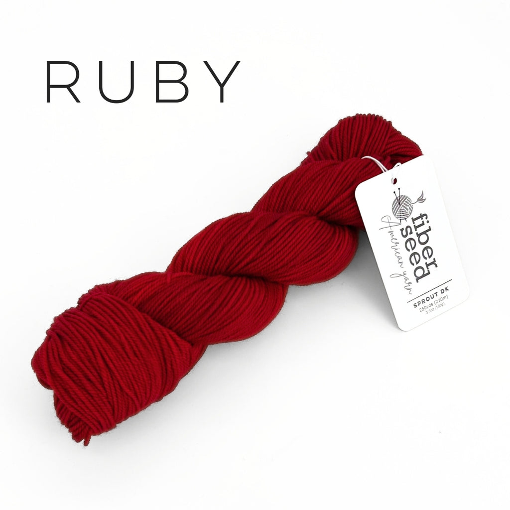 Ruby | Sprout DK – Fiber Seed Yarn Co.