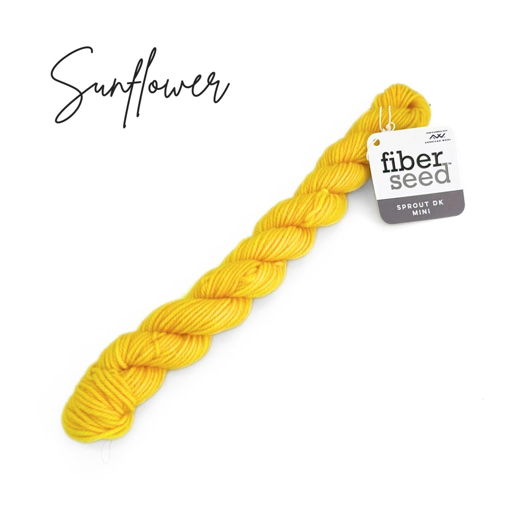 Sunflower | Sprout DK Mini – Fiber Seed Yarn Co.