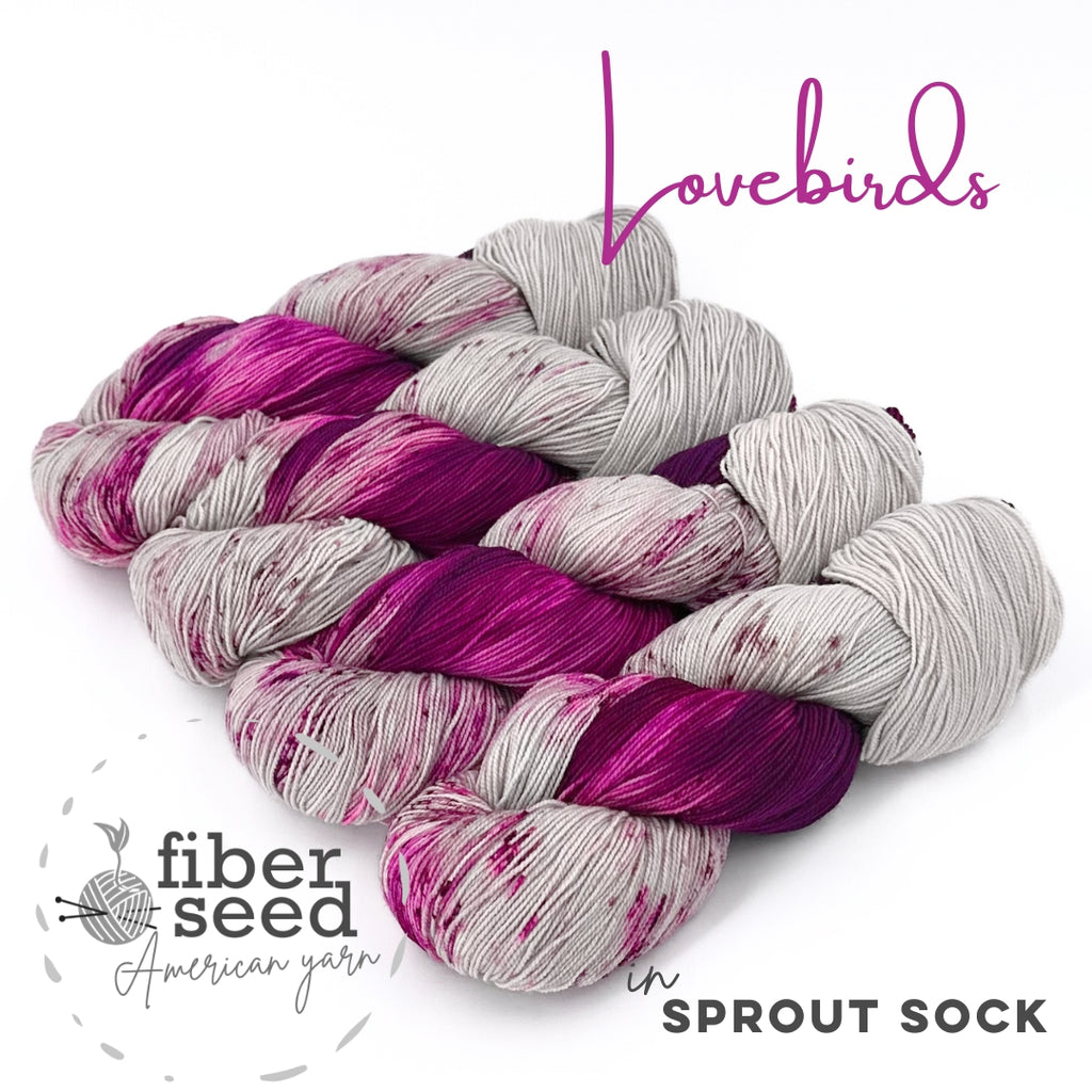 Lovebirds | Sprout Sock – Fiber Seed Yarn Co.