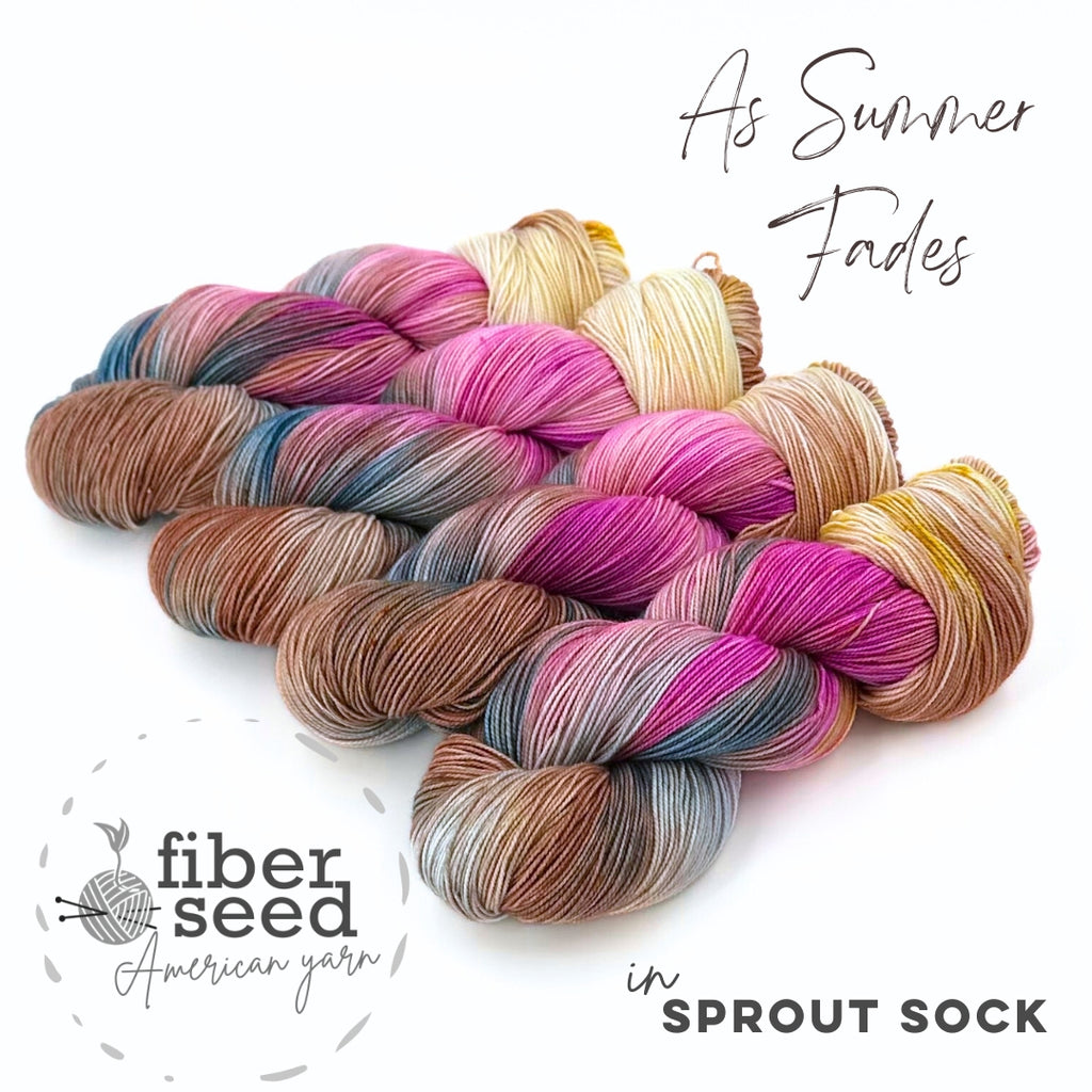 As Summer Fades | Sprout Sock – Fiber Seed Yarn Co.