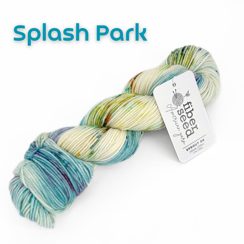 Splash Park | Sprout DK – Fiber Seed Yarn Co.