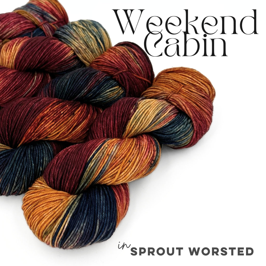 Weekend Cabin | Sprout Worsted – Fiber Seed Yarn Co.