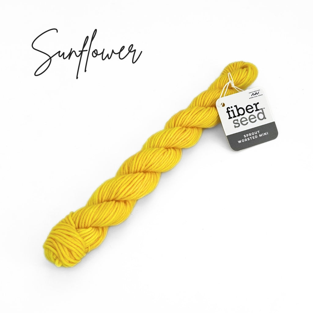 Sunflower | Sprout Worsted Mini – Fiber Seed Yarn Co.