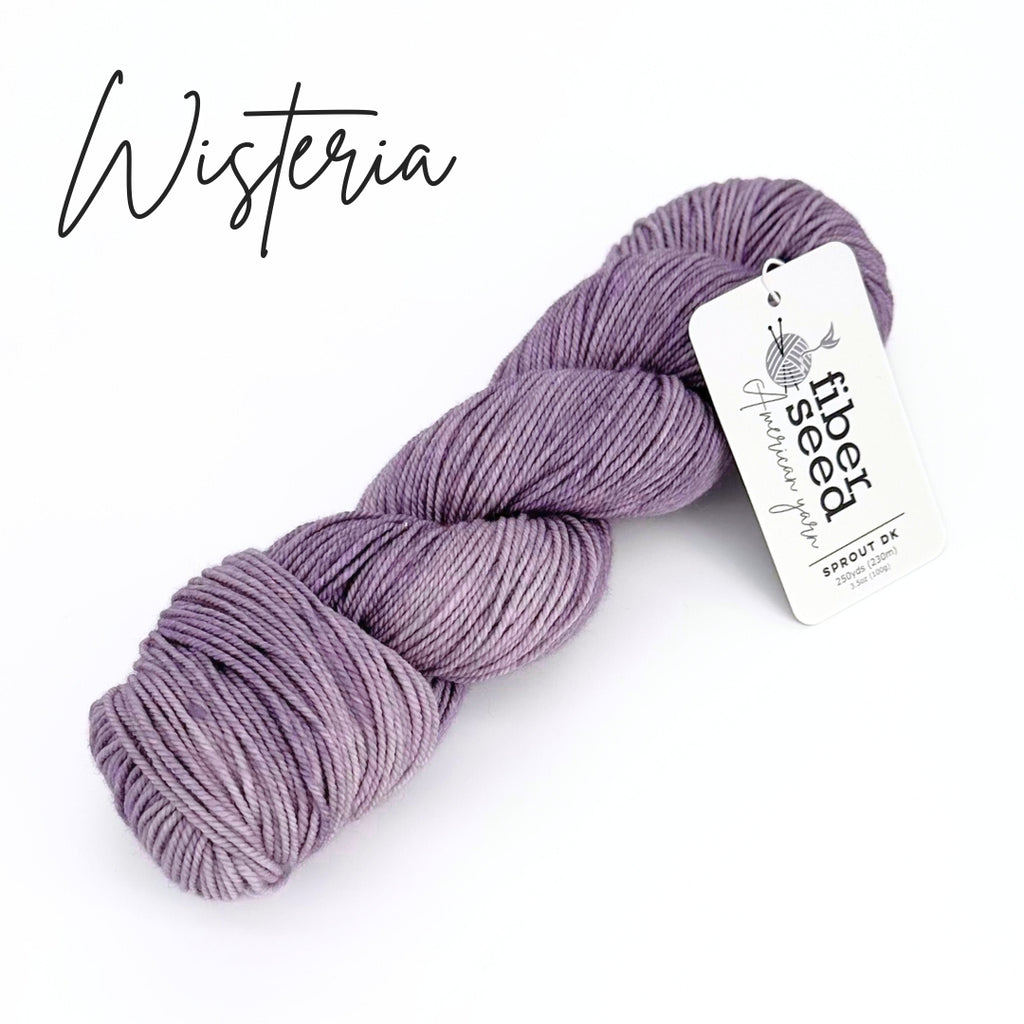 Wisteria | Sprout DK – Fiber Seed Yarn Co.