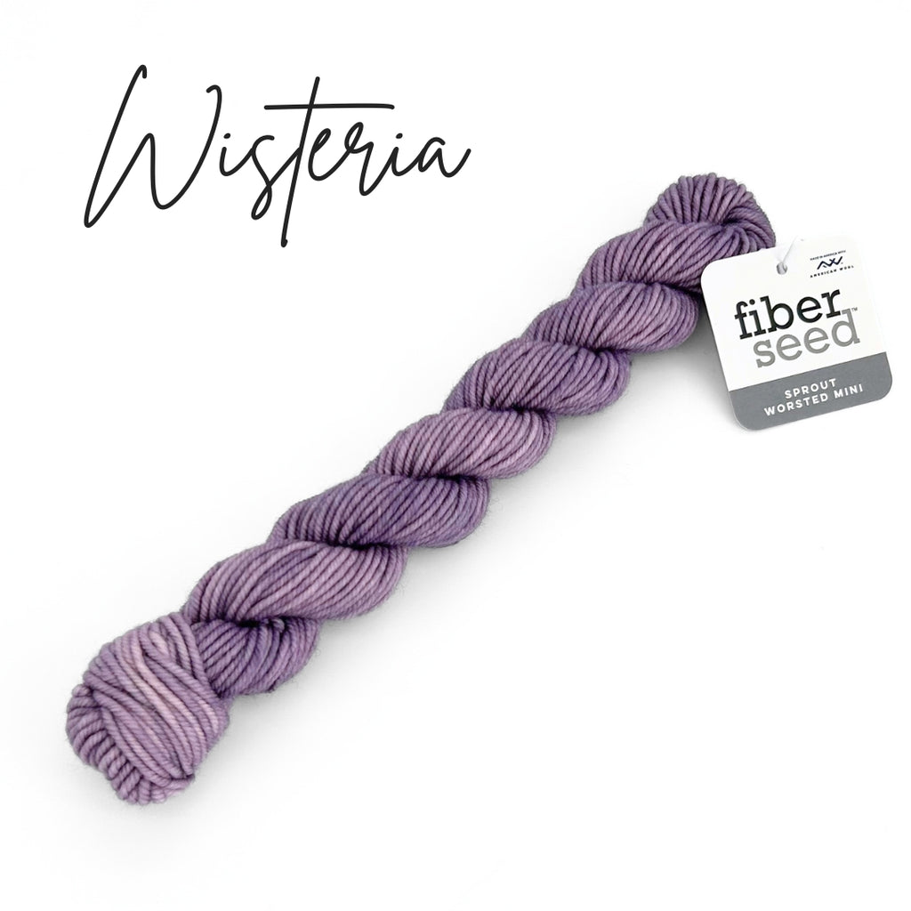 Wisteria | Sprout Worsted Mini – Fiber Seed Yarn Co.